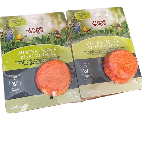 HAGEN | Bird | Xs 2 Hagen Bird Orange Natures Mineral Block Small Birds ...